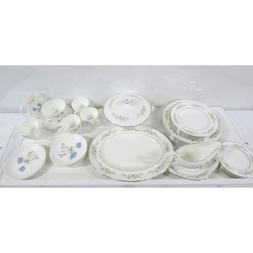 Wedgewood Wesbury dinner service and Wedgewood Ice Rose teaset.