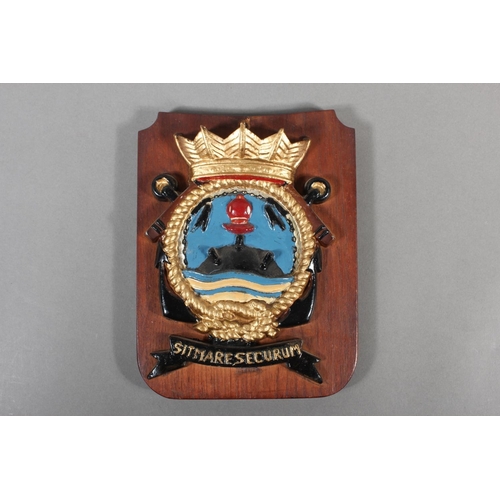 Netherlands Dutch Mine Service cold painted cast metal crest badge ...
