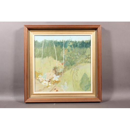 BRENDA LENAGHAN DA RSW (Scottish 1941-2020) *ARR* Butterfly Garden Oil ...