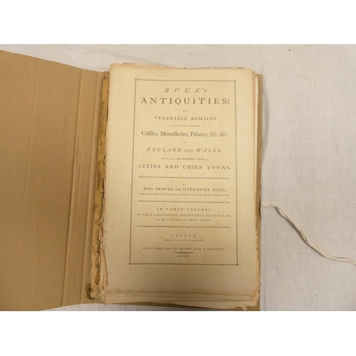 BUCK SAMUEL & NATHANIEL. Loose collection of 112 eng. plates from Buck ...