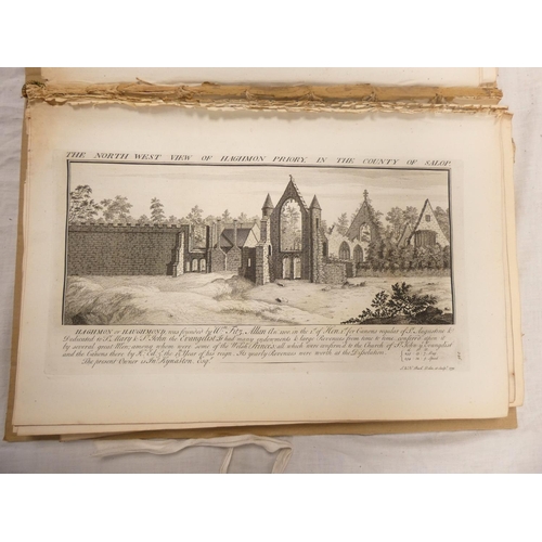 BUCK SAMUEL & NATHANIEL. Loose collection of 112 eng. plates from Buck ...