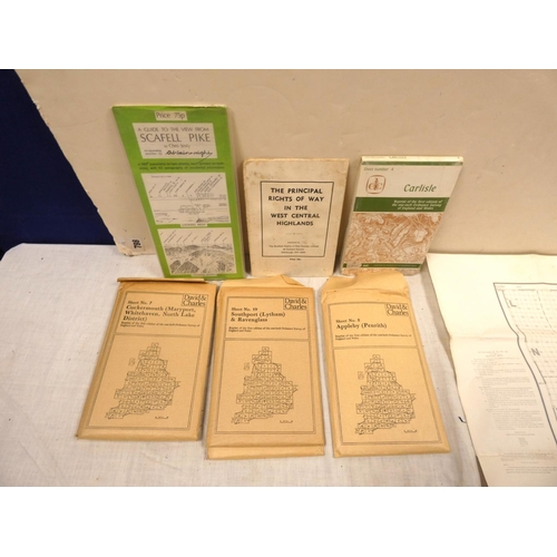 PALESTINE EXPLORATION FUND. 14 fldg., mainly linen, maps of Palestine ...