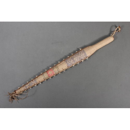 Gilbert Islands Kiribati rere knife or short sword with shark tooth ...