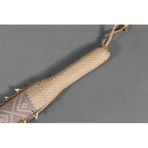 Gilbert Islands Kiribati rere knife or short sword with shark tooth ...