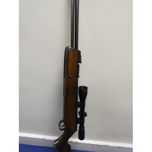 Webley Eclipse underlever air rifle cal .22, the barrel with trapdoor ...