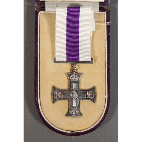 Copy of a Military Cross MC medal, held in fitted box.