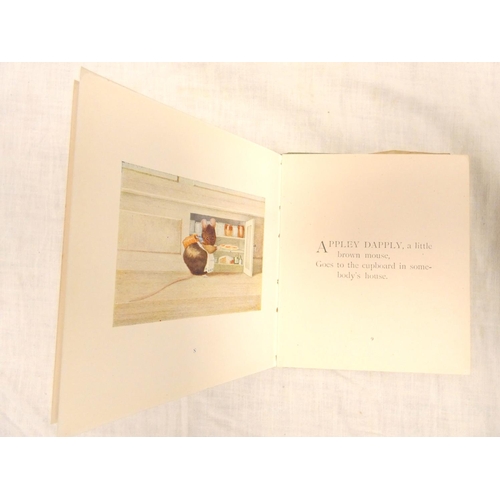 POTTER BEATRIX. Appley Dapply's Nursery Rhymes. Col. illus. in good ...