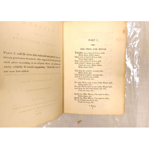 (RITSON JOSEPH & DOUCE FRANCIS). Gammer Gurton's Garland or The Nursery ...