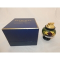 Moorcroft Hibiscus tube-lined table lighter, with fitted box.