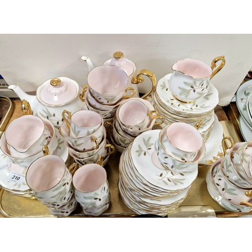 Royal Albert 'Braemar' patterned tea service.
