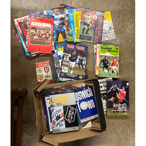 Collection of Scottish and English Football Programs.
