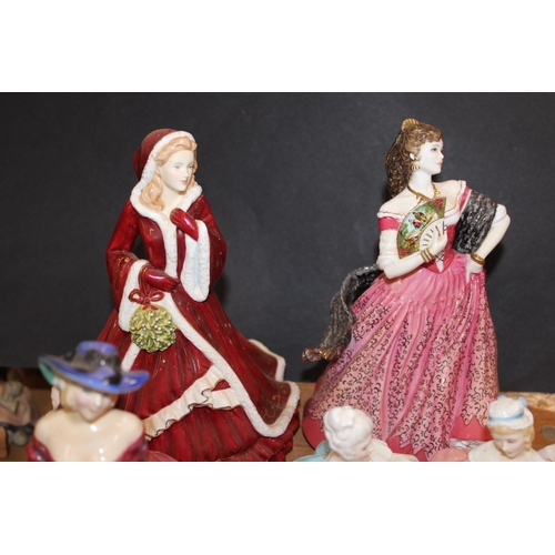 Royal Doulton Pretty Ladies Christmas Day 2011 HN5429, Carmine HN3993 ...