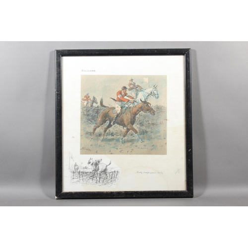 CHARLES JOHNSON PAYNE 'SNAFFLES' (British 1884-1967) Soldiers - Nasty ...