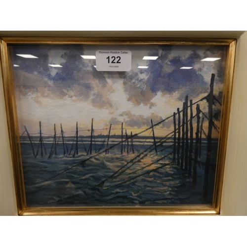 MD CrightonLight Effect - River CreeSigned, oil on board, framed and ...