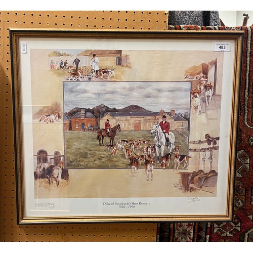 Judith Stowell, 'Duke of Buccleuch's Hunt Kennels 1826-1996', signed ...