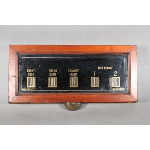 Vintage bell board by Watson Bell of Whitehaven, 51cm long.