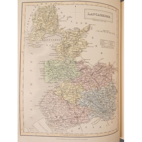 HALL SIDNEY. A New British Atlas ... Constructed from the Most Recent ...