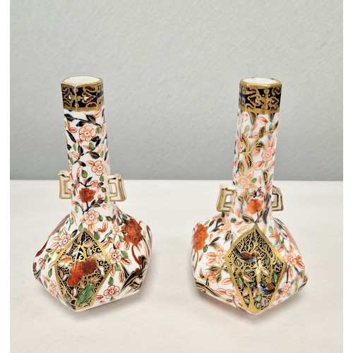 Royal Dux figure of a donkey and cart, two Royal Crown Derby Imari ...