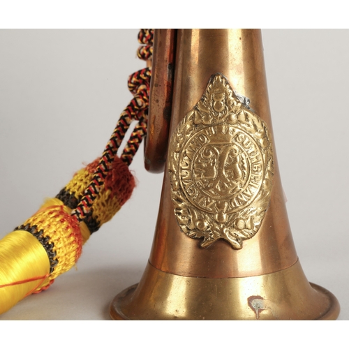 Argyll and Sutherland Highlanders infantry Brass bugle.