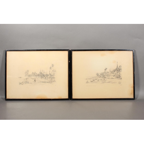 ERIC GORDON MACCOLL (British 1896-1973), two prints of Burma, pencil ...