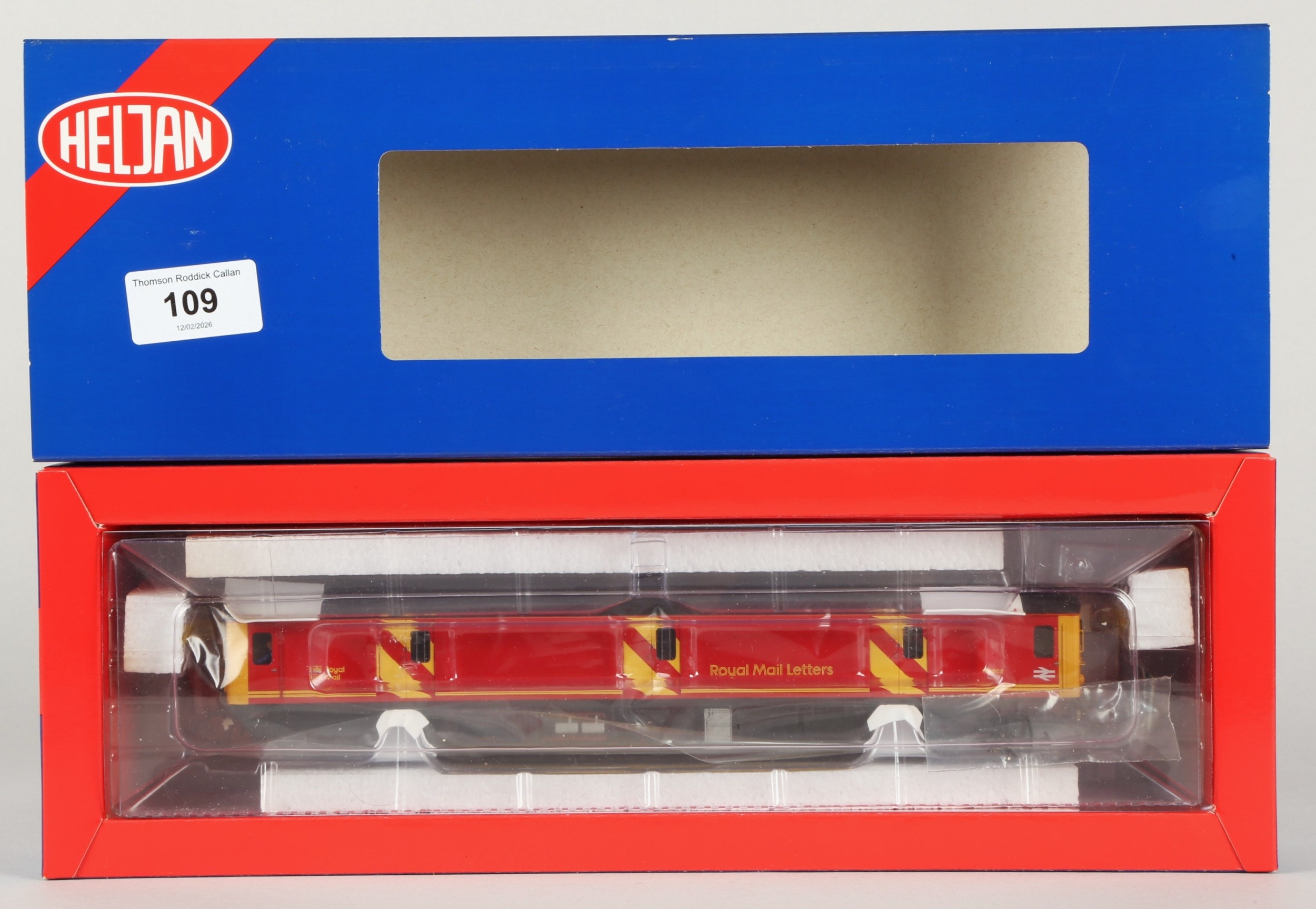 Heljan OO Gauge class 128 89411 55995 Royal Mail Red D.C. diesel ...