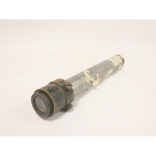 British WW2 six pounder gun sight, number 39 Mk I S, dated 1942 with ...