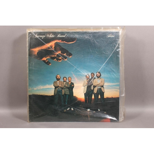 Mixed vinyl records to include Average White Band Shine, Feel No Fret ...
