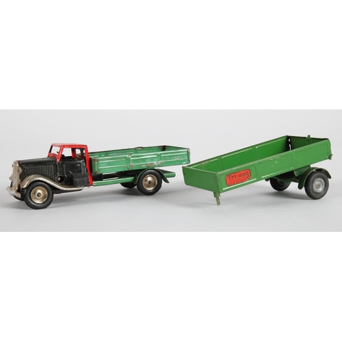 Collection of mechanical clockwork toy vehicles to include Three Schuco ...