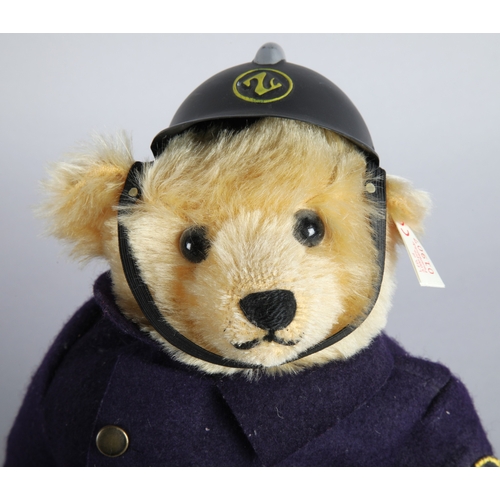 Steiff Fireman teddy bear with growler, 1996 'Feuerwehrbär', 999161 ...