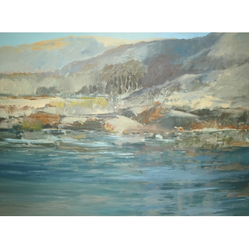Hugh McIntyre (Scottish, b. 1943)Mountain and seascapeSigned and dated ...