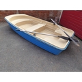 Watertender 9.4 fibreglass rowing boat with pair alloy oars