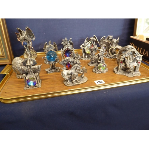 Pewter myth and magic figures - Dragon's Arch, Cauldron of Flames ...
