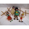 Pelham puppets - Giant, Gypsy Girl, Pinnochio, Girl - unboxed (4)