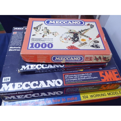Vintage Meccano sets - 5ME No.6 etc.