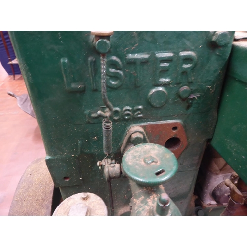 Vintage stationary engine - R.A. Lister & Co. Ltd