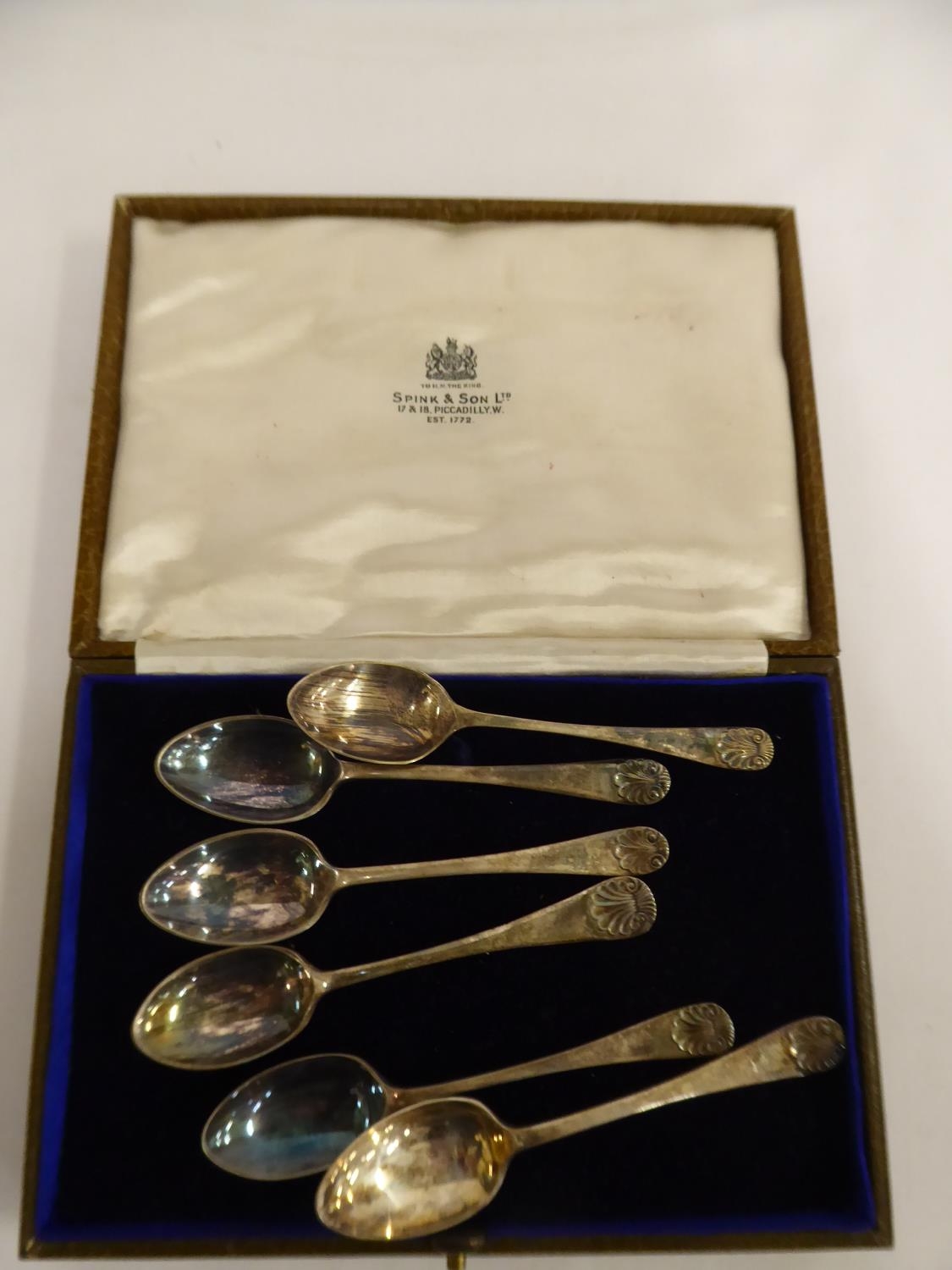 Cased gold finish Queen's golden jubilee spoons, gold plated teaspoons ...