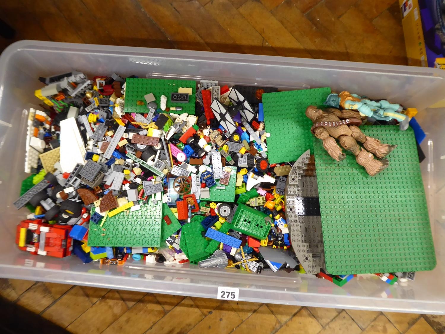 Large box of Lego blocks etc.