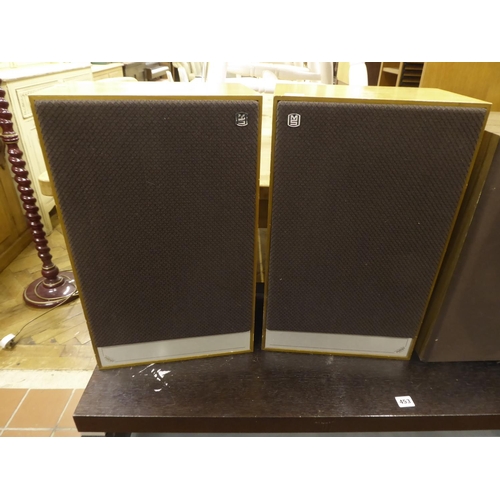 Pair of Bowers & Wilkins and pair Mordaunt-Short pageant speakers