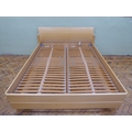 Hulsta beech double bed frame