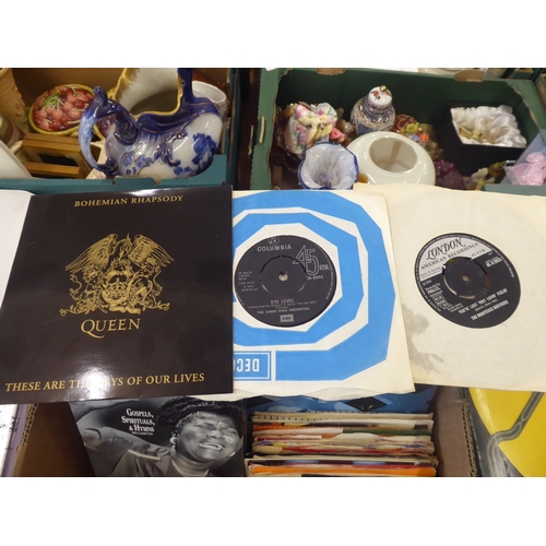 Vinyl LPs and singles