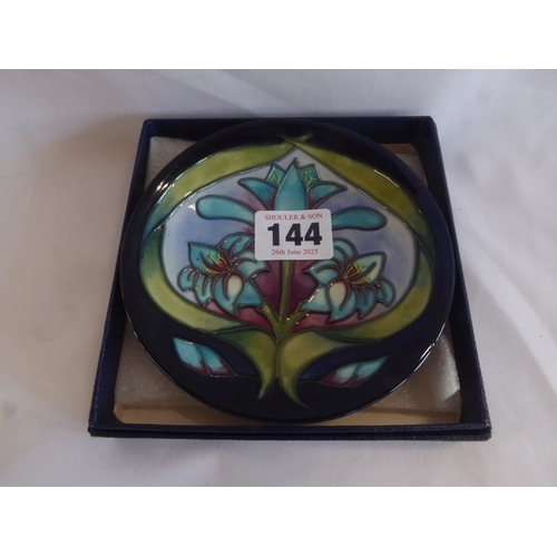 Moorcroft pin dish with box
