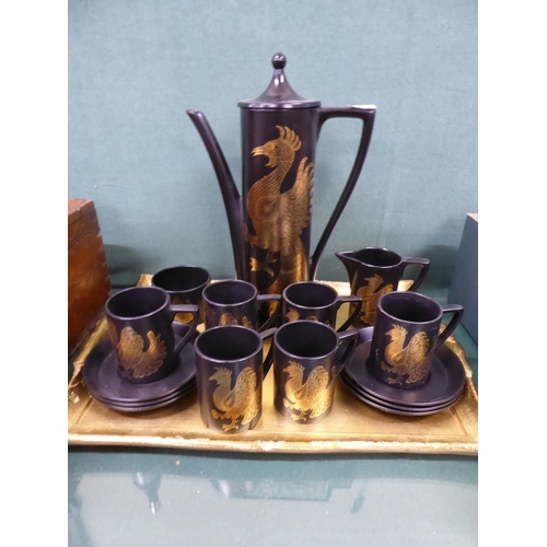 Portmeirion 'Phoenix' coffee set - John Cuffley
