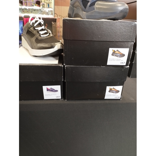 Three Pairs Brand New Vincentius Mens Sneakers Black Size UK 5 and Navy ...