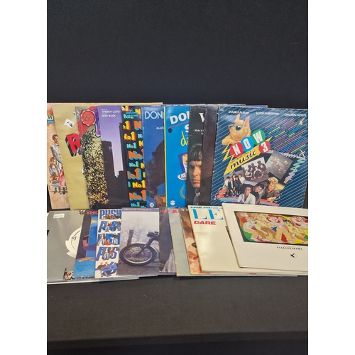 A selection of 25 LPs includes pleasure Dome, Human League, Adam and ...