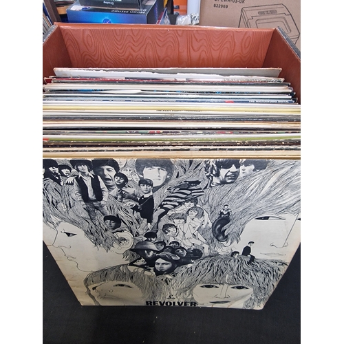 A collection of mixed genre LP record vinyls. Includes The Shadows, lou ...