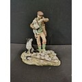 Rare Heredities Shepherd Farmer Sheepdog Lamb Sheep Farm Figurine ...