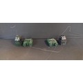 2 x Mini remote control tanks and controls