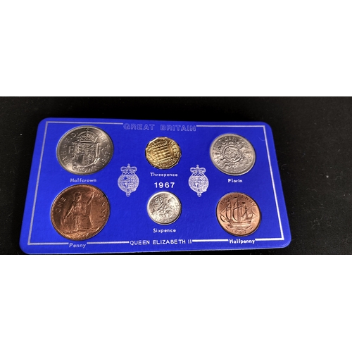 1967 Great Britain Encapsulated Coin Set