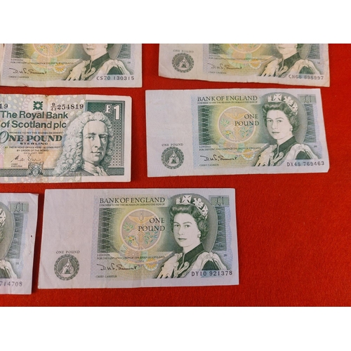 Collection of British bank notes