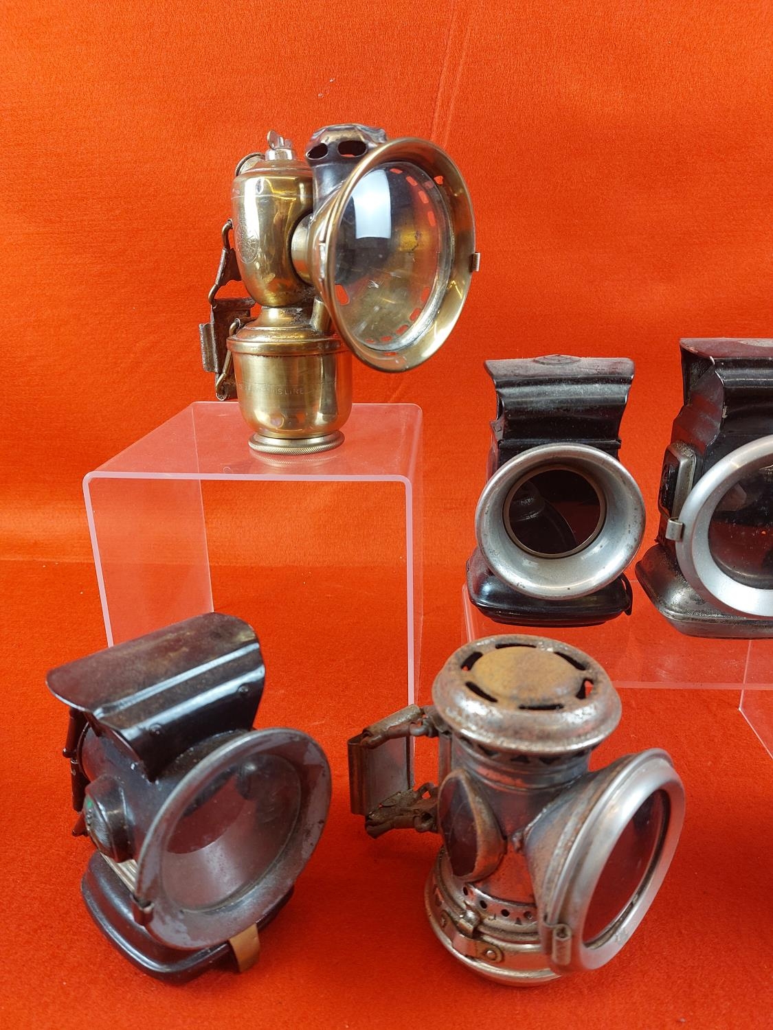 6 Antique cycle lamps